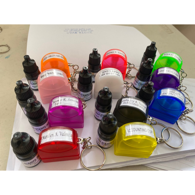 DIGI STAMP W/ FREE INK FREE INK PERSONALIZED SELF INKING | Shopee ...