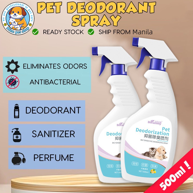 500ML Pet Deodorant Spray Biological Enzyme Spray Deodorizing for Cats ...