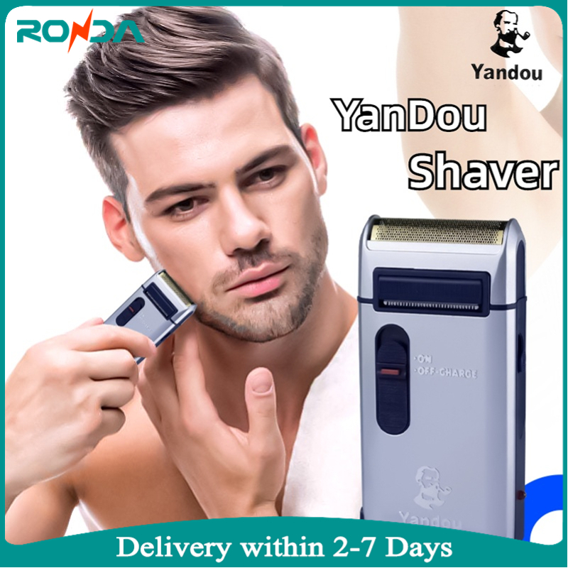 Portable YanDou Shaver For Men Rechargeable Electric Razor Trimmer For ...