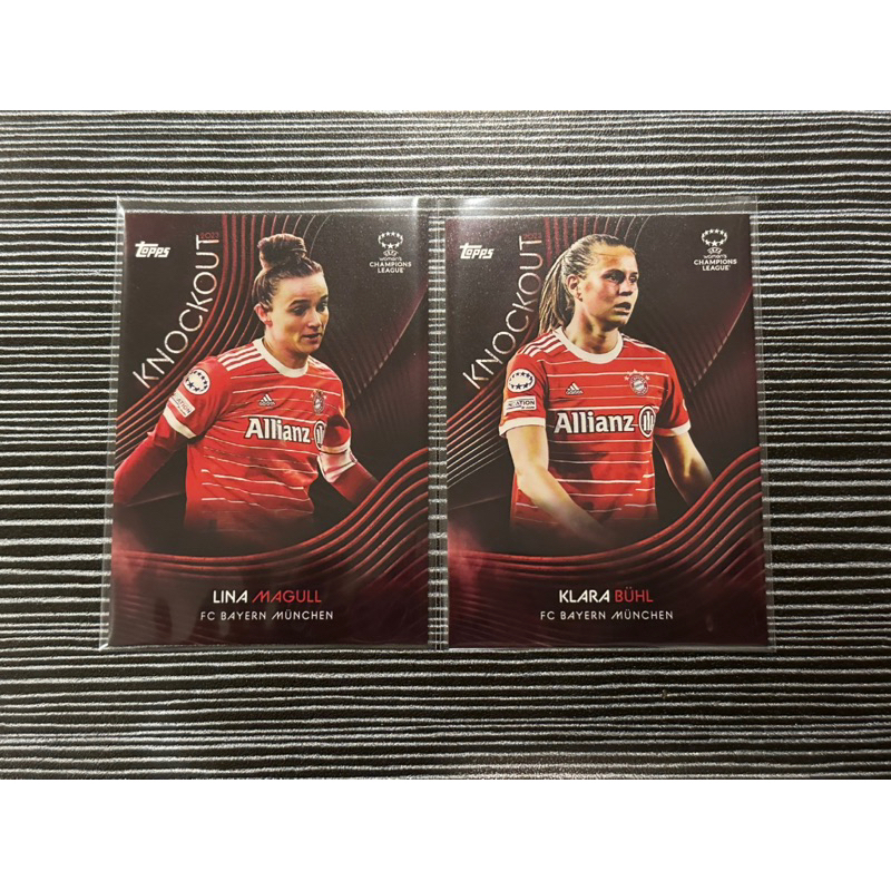 UWCL TOPPS KNOCKOUT 2023 - FC Bayern Munich Lina Magull Klara Buhl ...