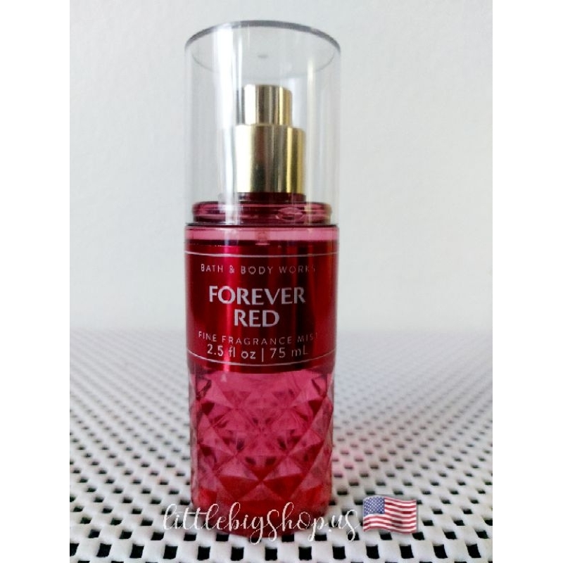 FOREVER RED Bath & Body Works Travel Size Fragrance Mist 75ml (USA ...