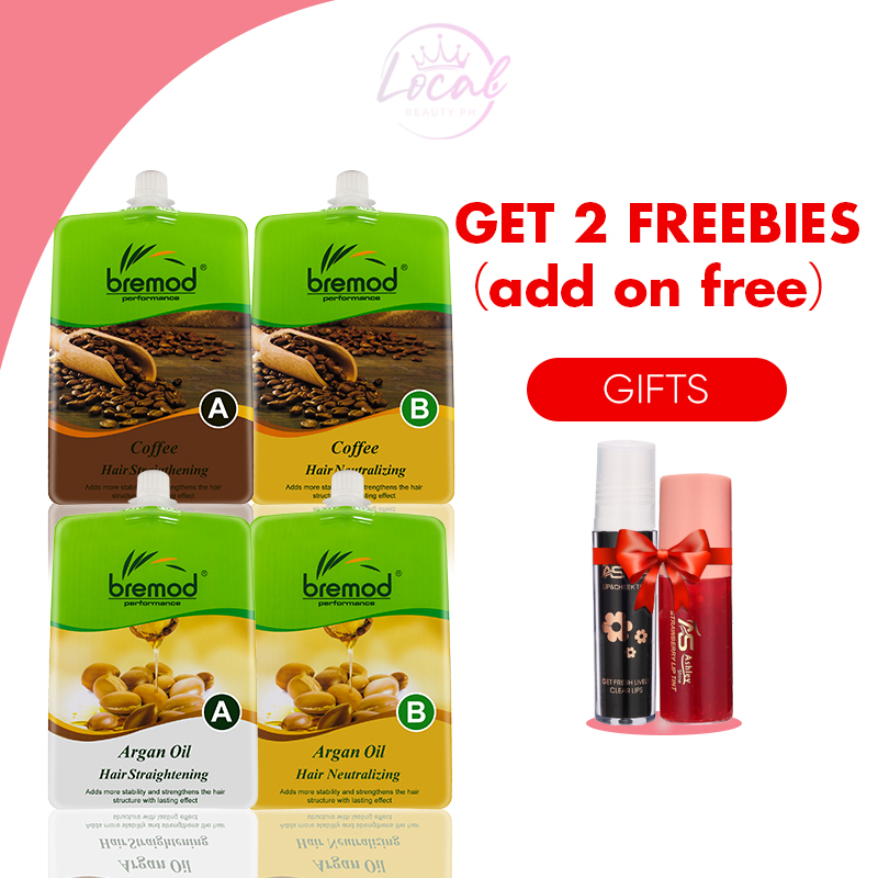 Bremod Rebonding Hair Straightening Cream Moisturizing Jojoba/ Coffee ...