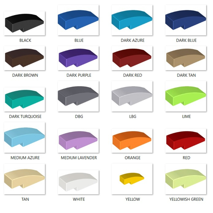 LEGO Part: Slope, Curved 3x1 | Shopee Philippines