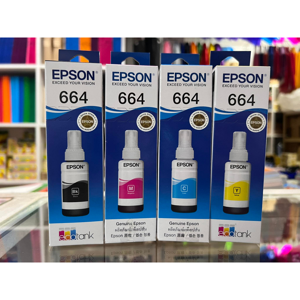 Epson 664 Ink Original (black, cyan, magenta, yellow) | Shopee Philippines