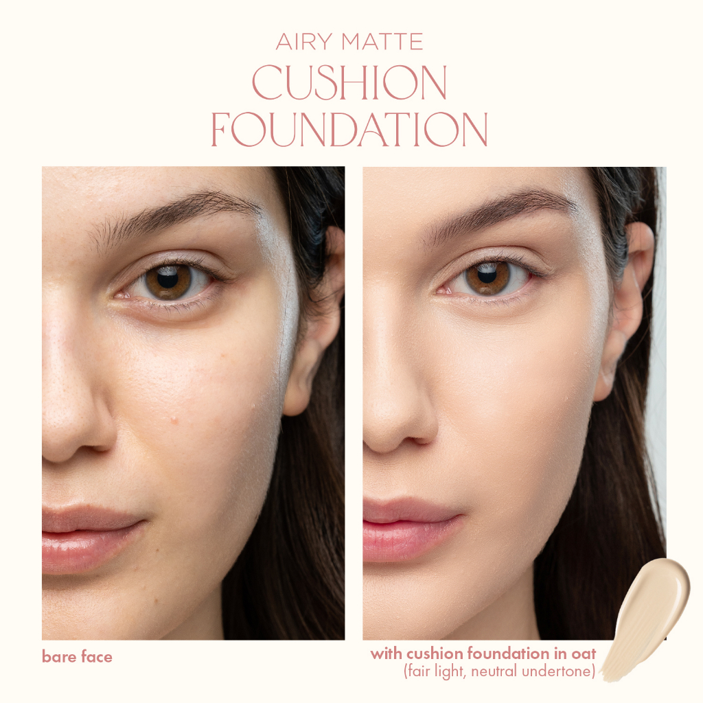 blk cosmetics airy matte cushion foundation SPF15 5% niacinamide ...