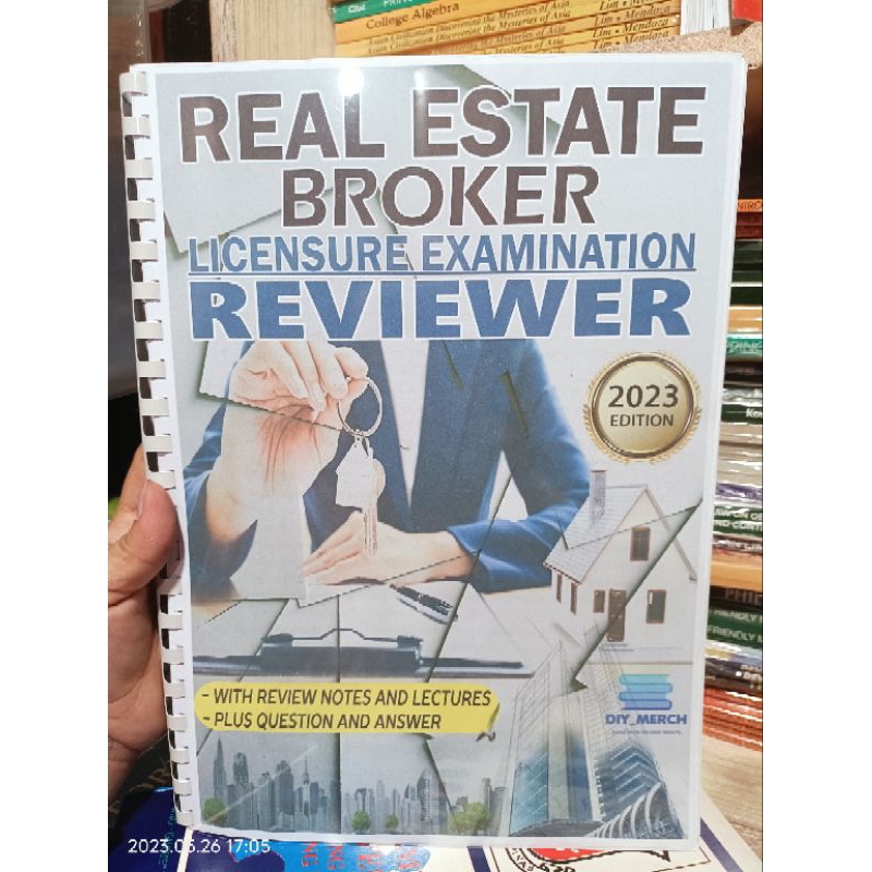 REAL ESTATE BROKER LICENSURE EXAMINATION REVIEWER 2023 | Shopee Philippines