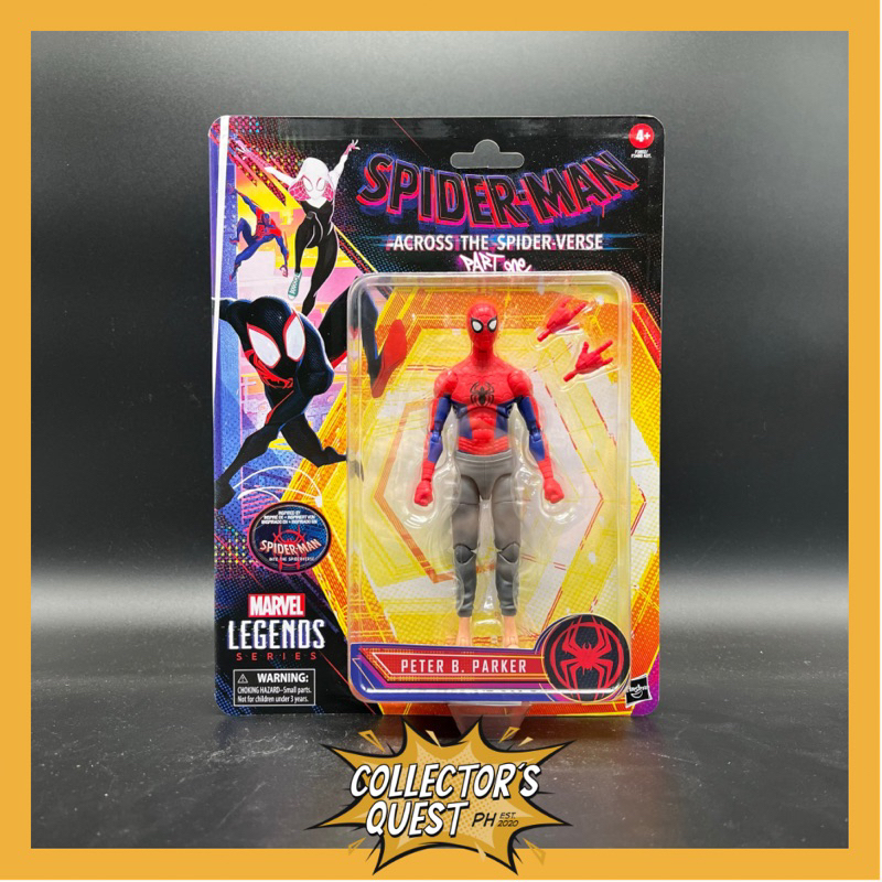 Marvel Legends Spiderman Across The Spiderverse Peter B. Parker Figure 