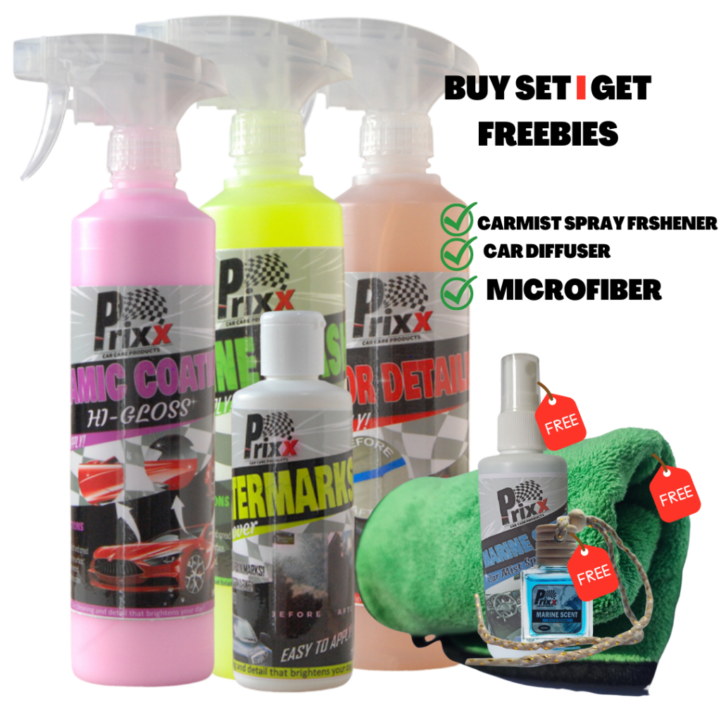 Prixx Package I Ceramic wax high gloss/Engine Wash/Interior Detailer ...
