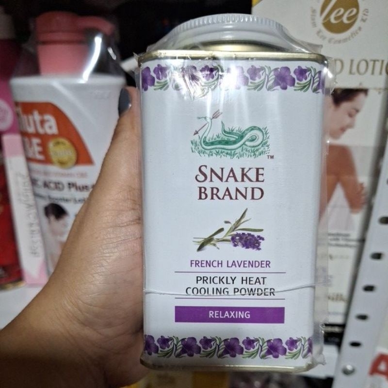SNAKE BRAND Body Cooling Powder Wild Thanaka/kelp/sakura/lavender ...
