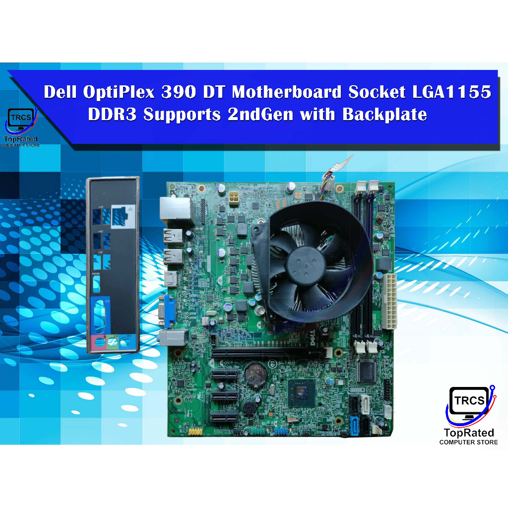Dell OptiPlex 390 DT Motherboard Socket LGA1155 DDR3 i3-2120 Processor ...