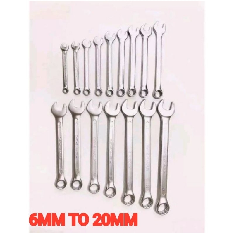 COMBINATION WRENCH HEAVY DUTY 6MM TO 20MM SOLD PER PIECE CHROME ...