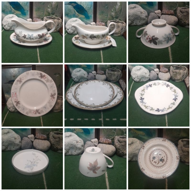 UK Surplus Vintage Royal Doulton England plates pourer cup and saucer ...