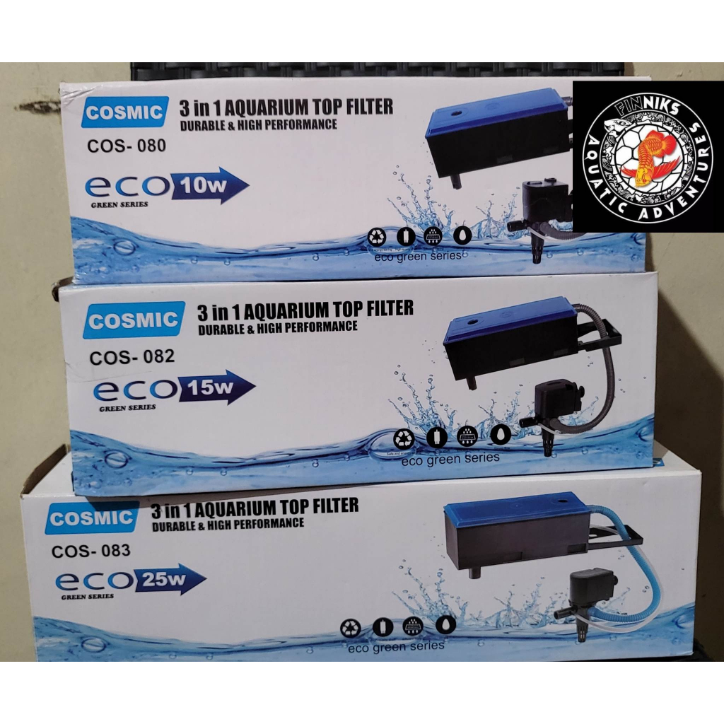 Cosmic 3 in 1 aquarium top filter | Shopee Philippines