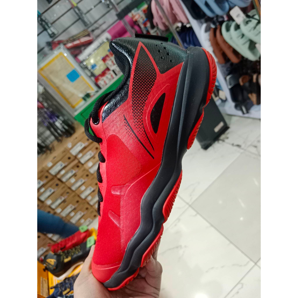 LINING RANGER LITE SE FIRE RED/BLACK ( BADMINTON SHOES ) | Shopee ...