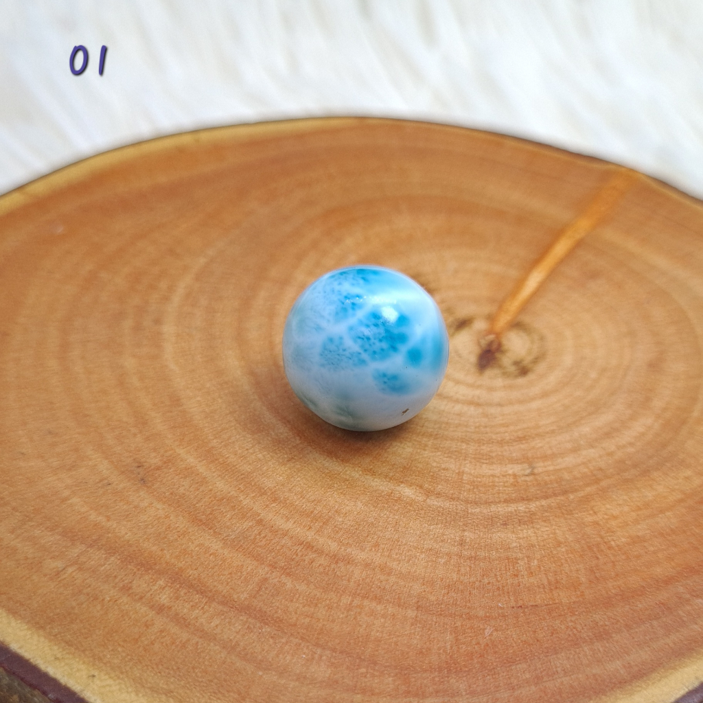 Authentic Larimar Mini Sphere - Dominican Republic - Larimar Healing ...