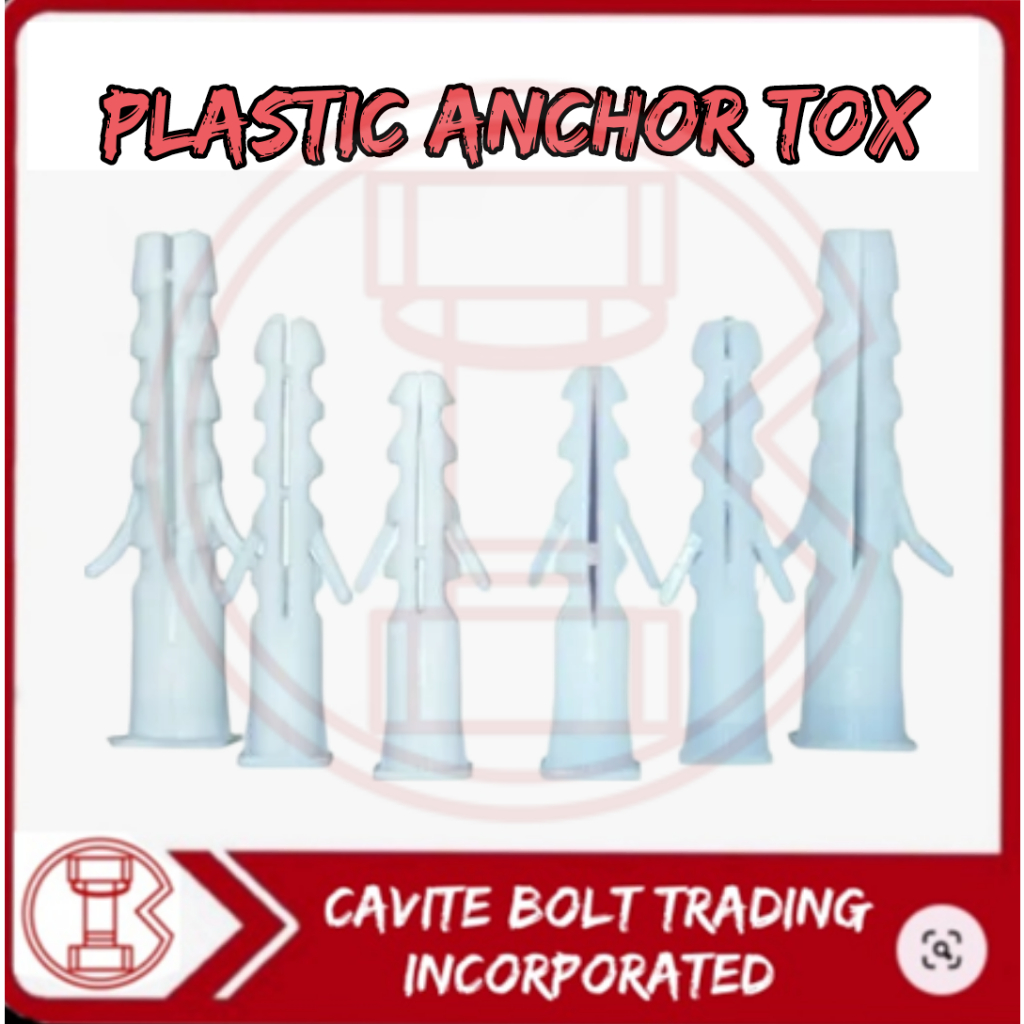 PLASTIC TOX (WHITE) #4,#5,#6,#8,#10 (100 PCS) | Shopee Philippines