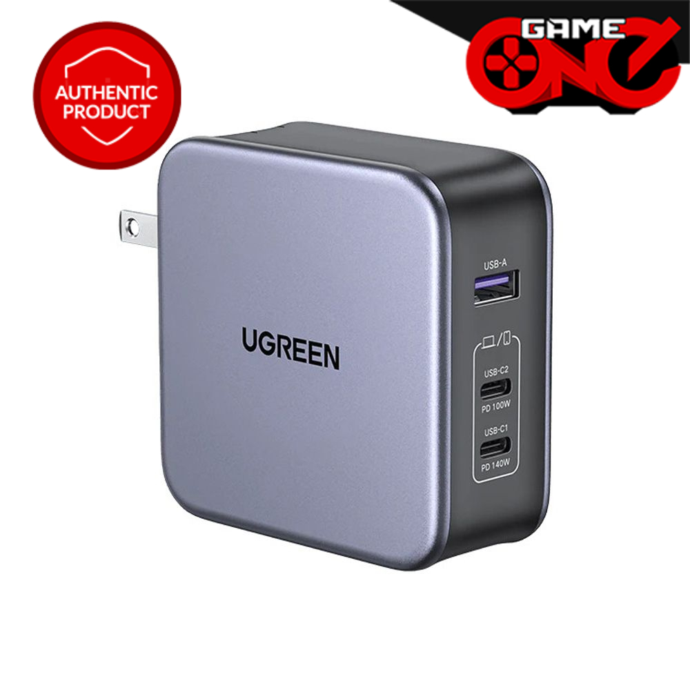 Ugreen Nexode 140W GaN Fast USB C Wall Charger [3 Ports] | Shopee Philippines