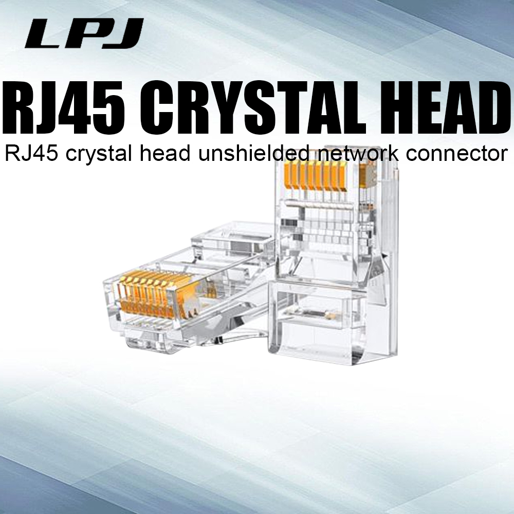 【COD】CAT6 Connector FTP RJ45 Passthrough/Pass through Unshielded ...