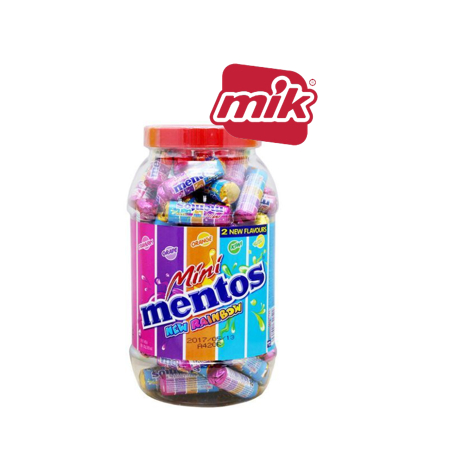 Nongshim Mentos Mini New Rainbow 100ea(Tube) | Shopee Philippines
