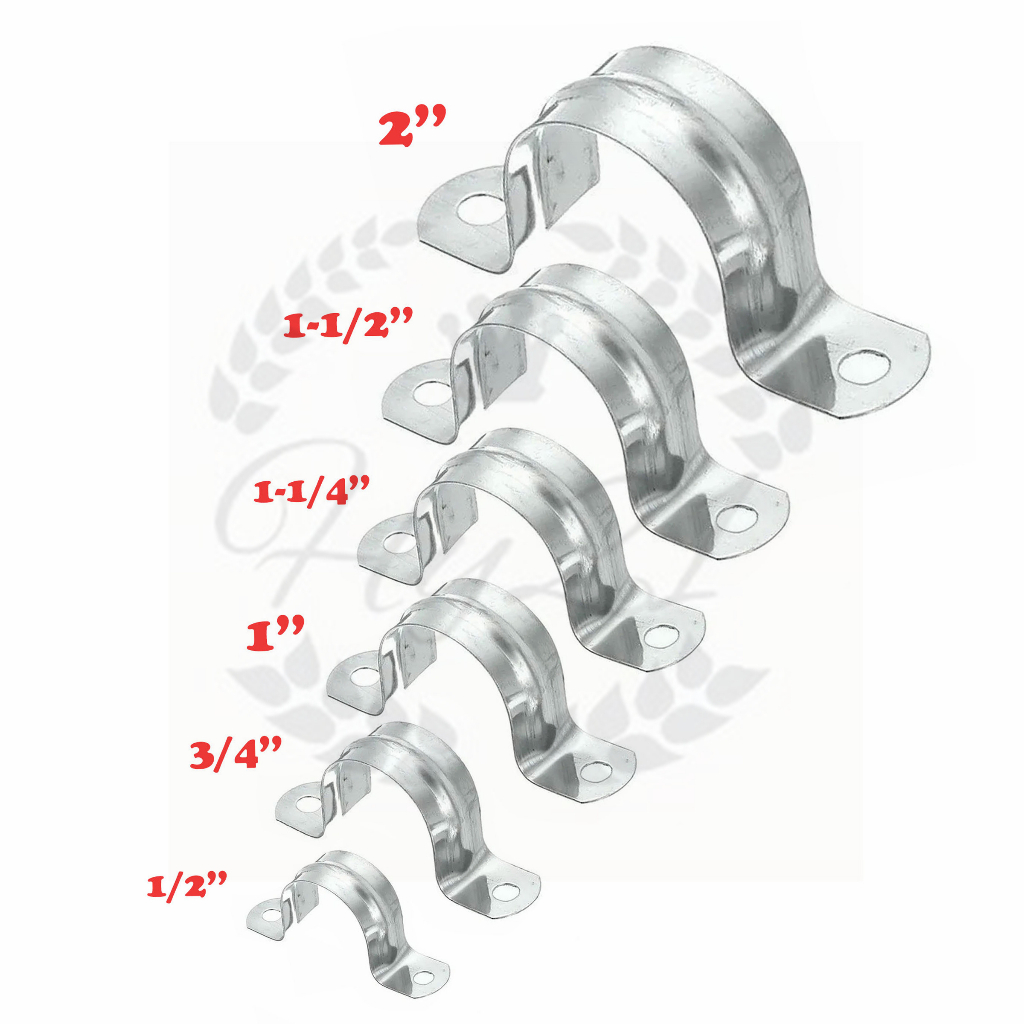 Heavy Duty Metal Steel Clamp for EMT IMC RSC Conduit PVC Pipe | G.I ...
