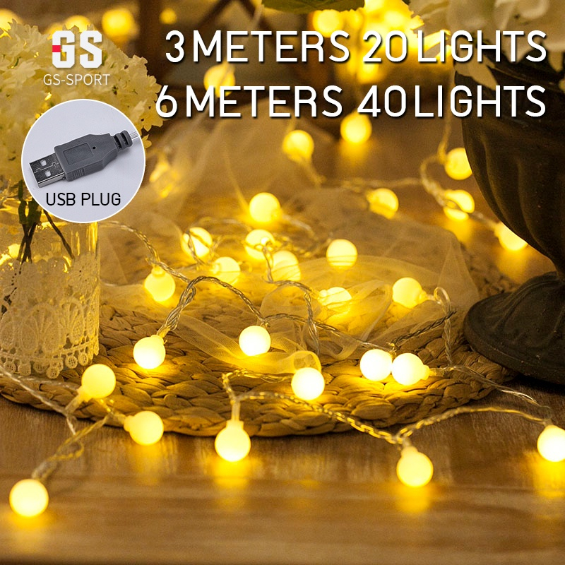 5M-10M LED Fairy String Lights Bulb Ball Lamp USB Christmas Wedding ...