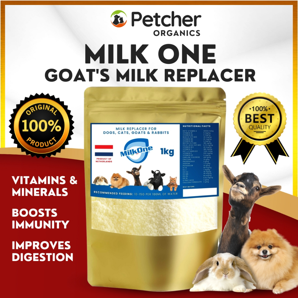 Milk One Goat's Milk 1kg Healthy Pet Milk Replacer with Added Vitamins ...