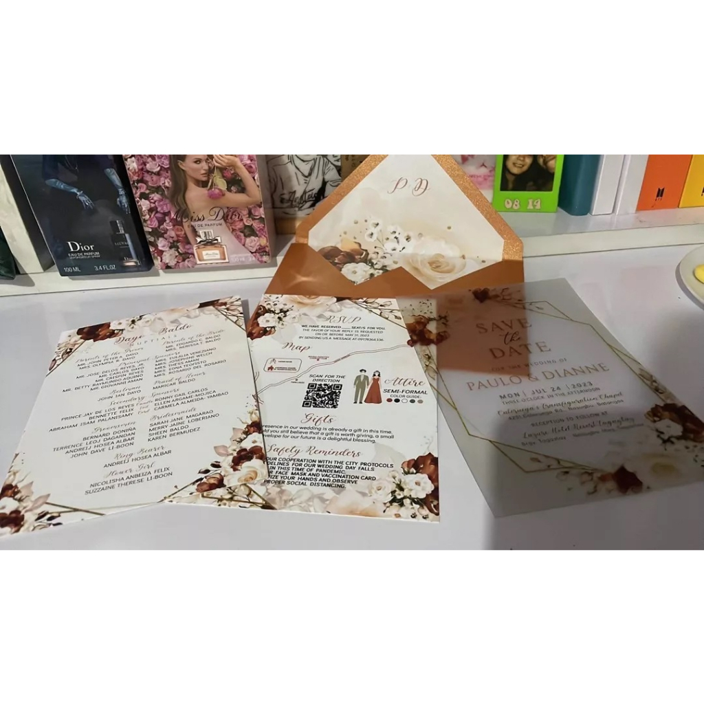 LSS Custom Personalized Wedding Christening Birthday Debut Transparent ...