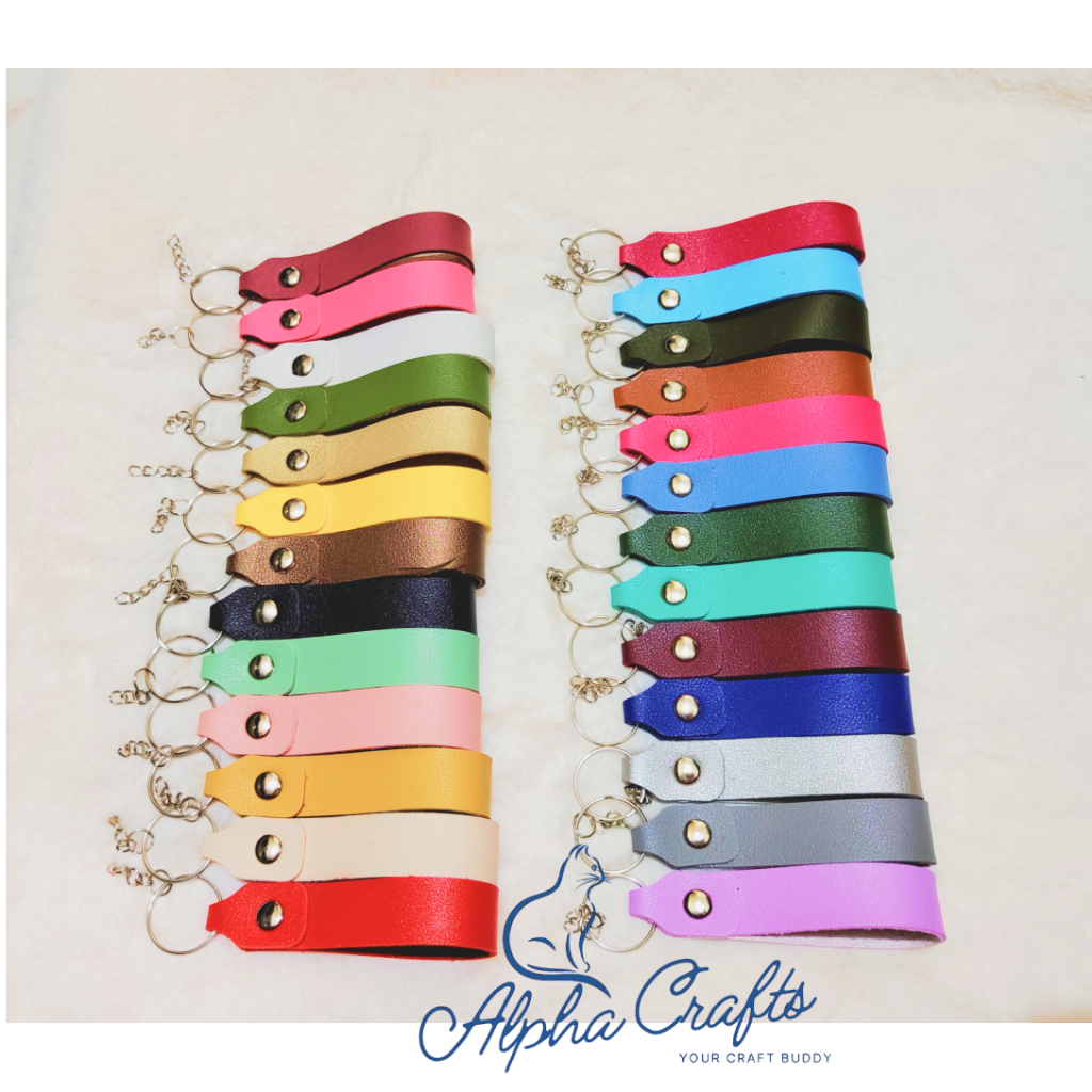 A.crafts Keychain 1 | Leather Keychain | Plain Keychain | Keyring ...