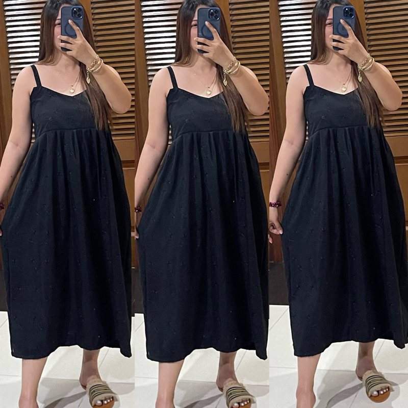 THALIA EYELET DRESS ( SMALL TO LARGE ) | Shopee Philippines