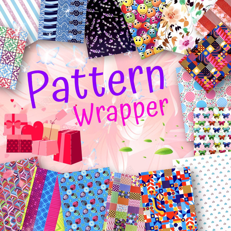 FSI Coated Gift Wrapper Pattern Series 10 pieces per pack per design ...