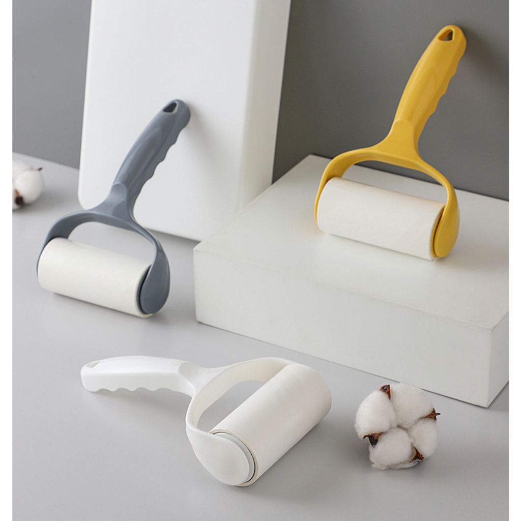 Pet Fur Cleaning Lint Roller with Cover Clothes Pet Fur Dust Removal ...