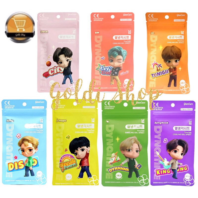 BTS TinyTAN Dynamite Cooling Gel Sheet | Shopee Philippines