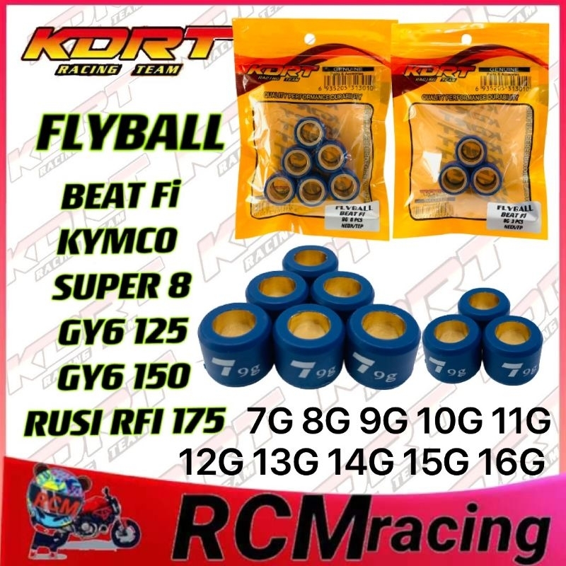 FLYBALL SET KDRT FOR BEAT Fi GY6 125/150 KYMCO SUPER 8 RUSI RFI 175 7G ...