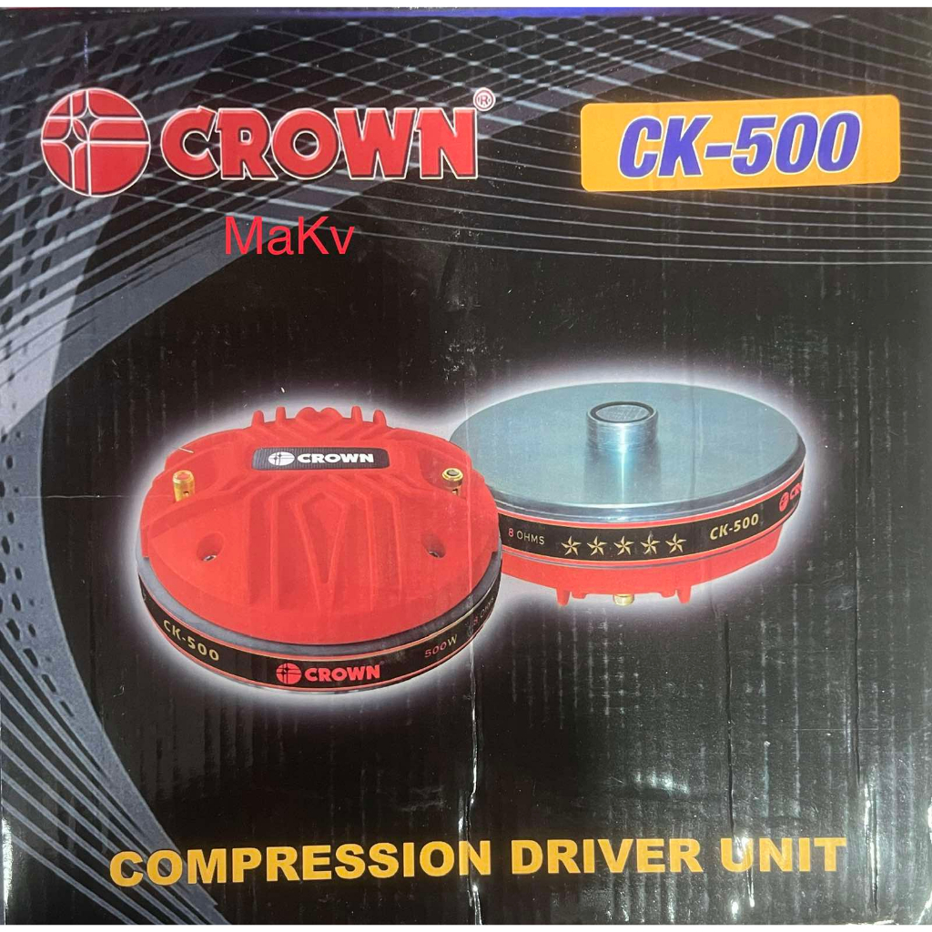 Crown CK-500 Compression Driver Unit ( 500 Watts ) | Shopee Philippines