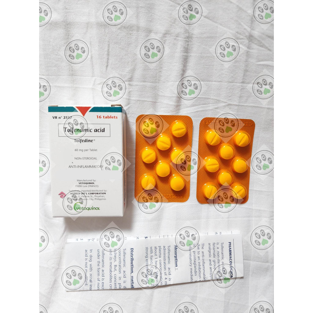 Tolfedine 60mg Tablet for Dogs | Shopee Philippines