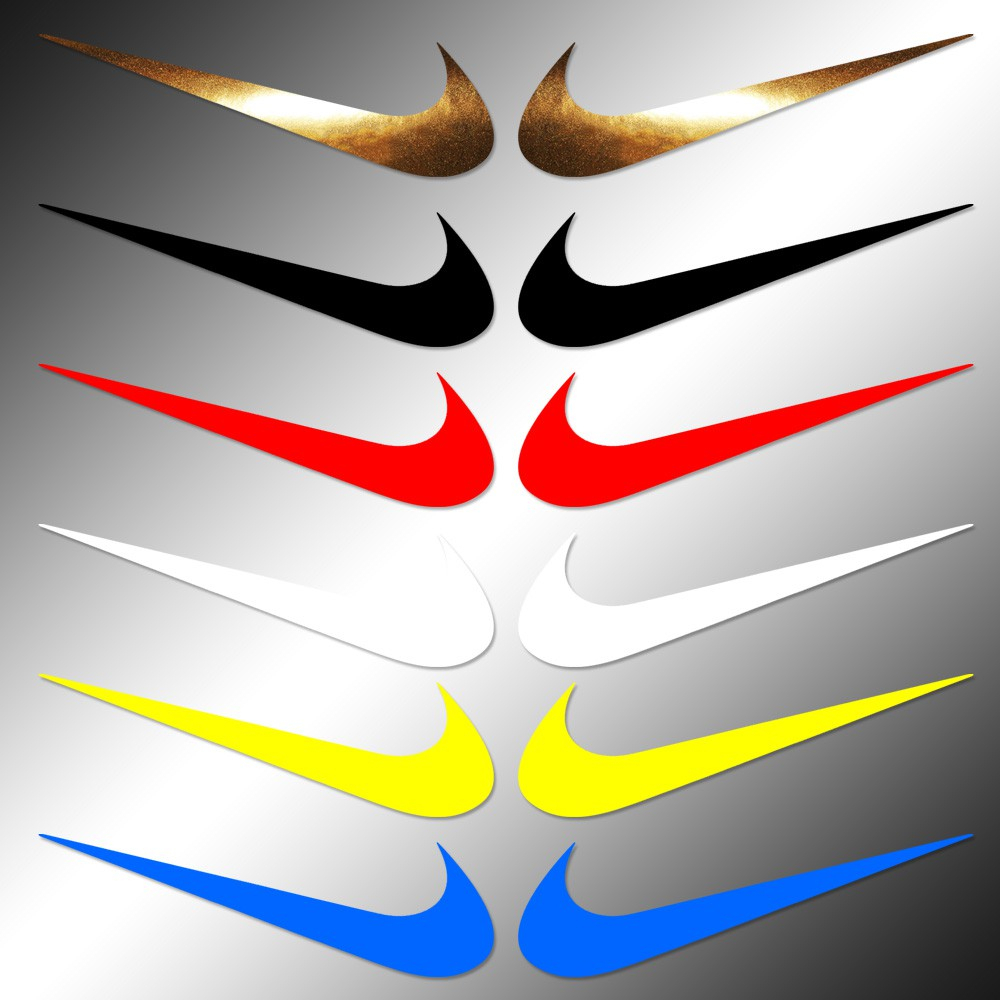 2X Air Swoosh Stickers | Die-cut All weather Decals | Max | Shopee ...
