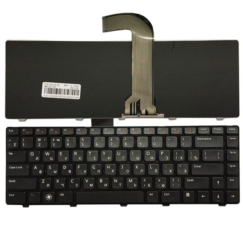 Laptop keyboard For DELL Inspiron 14R N4110 M4110 N4050 M4040 N5050 ...