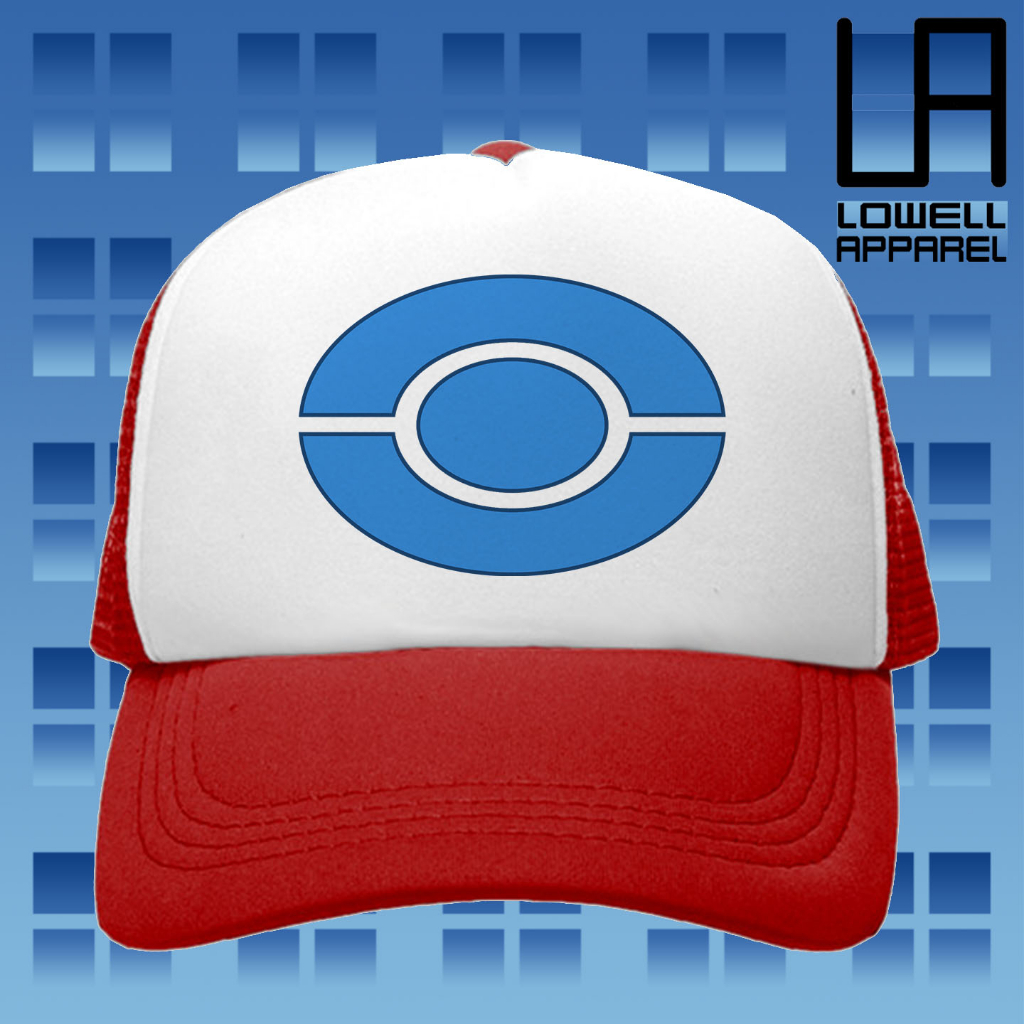 Ash Ketchum Hat Logo Black & White Journeys Pokemon Anime Gift Baseball ...