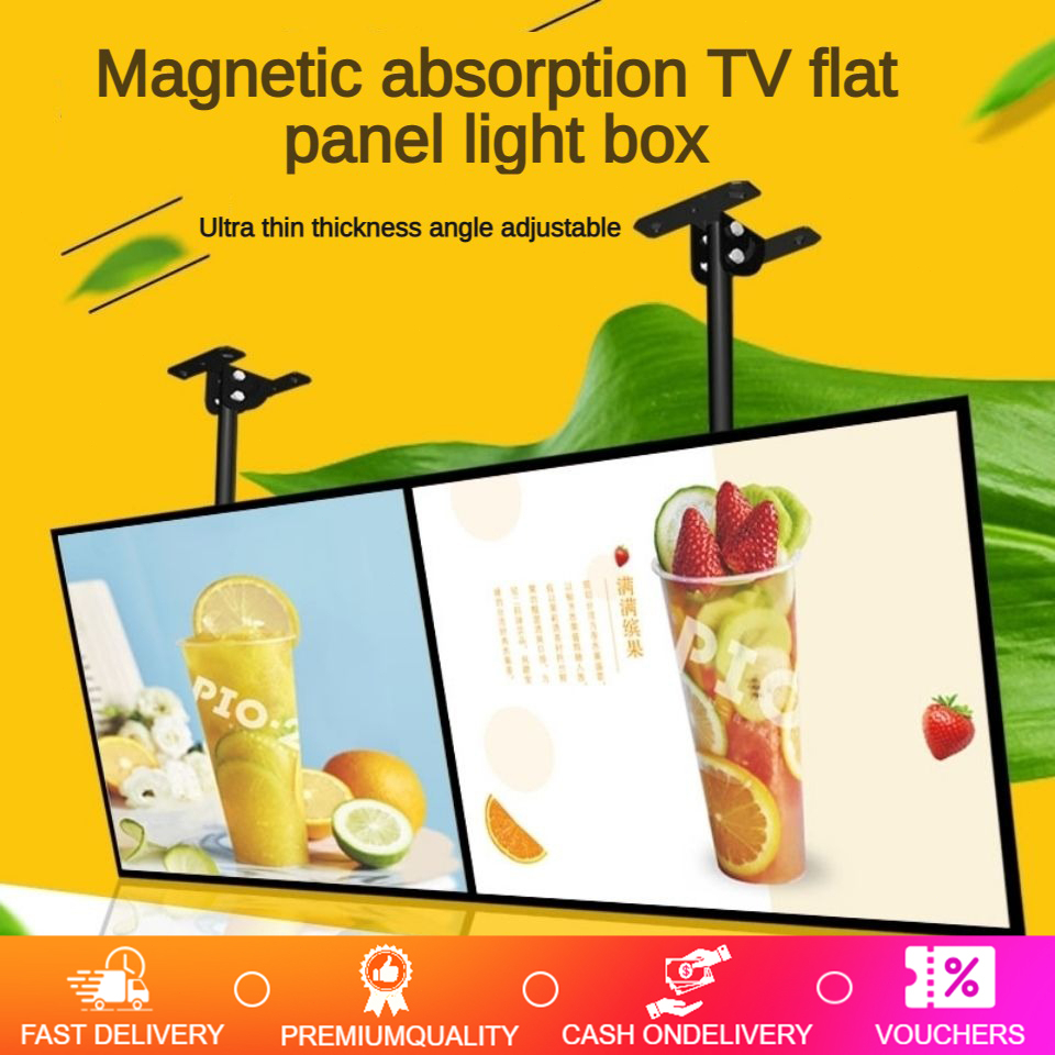 LDE light box menu board hanging Menu board display led coffee shop for ...