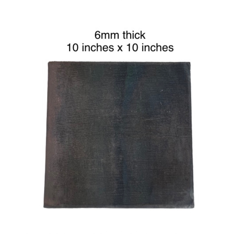 MS PLATE MILD STEEL BASE PLATE METAL 6mm thick x 10 inches x 10 inches ...