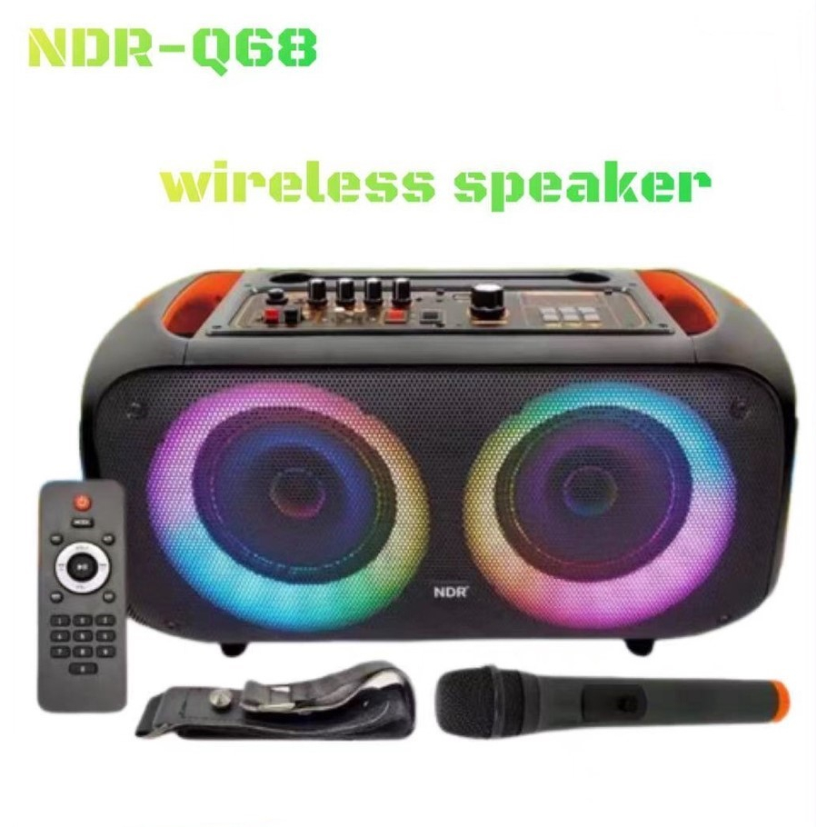 NDR-Q68 Professional Battery System Portable 6.5X2 inches Bluetooth ...