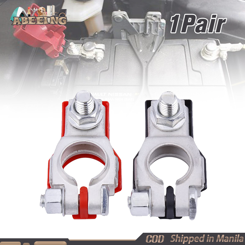 1 Pair Car Battery Terminal Positive and Negative, for Nissan Toyota ...
