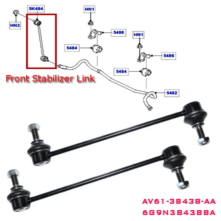(2pcs)Front stabilizer link for ford focus (2012-2019) | Shopee Philippines