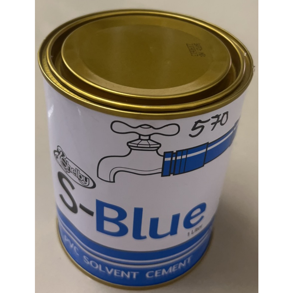 S-BLUE PVC SOLVENT CEMENT -1L | Shopee Philippines