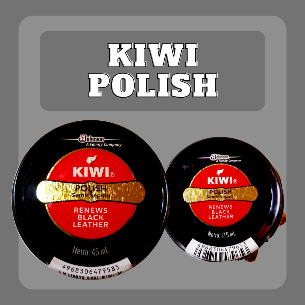Kiwi Shoe Polish 45ml/17.5ml (Black) | Shopee Philippines