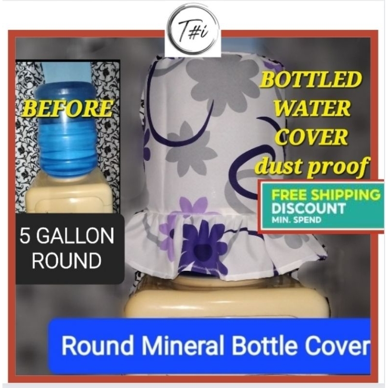 Mineral Water Round 5 Gallon Fabric Cover Drinking Bottled Water Cover ...