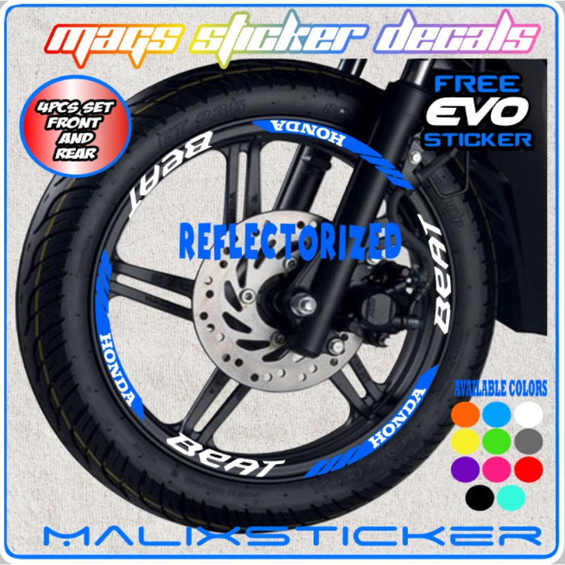 Honda Beat Mags sticker decal set for 2 wheels | Shopee Philippines