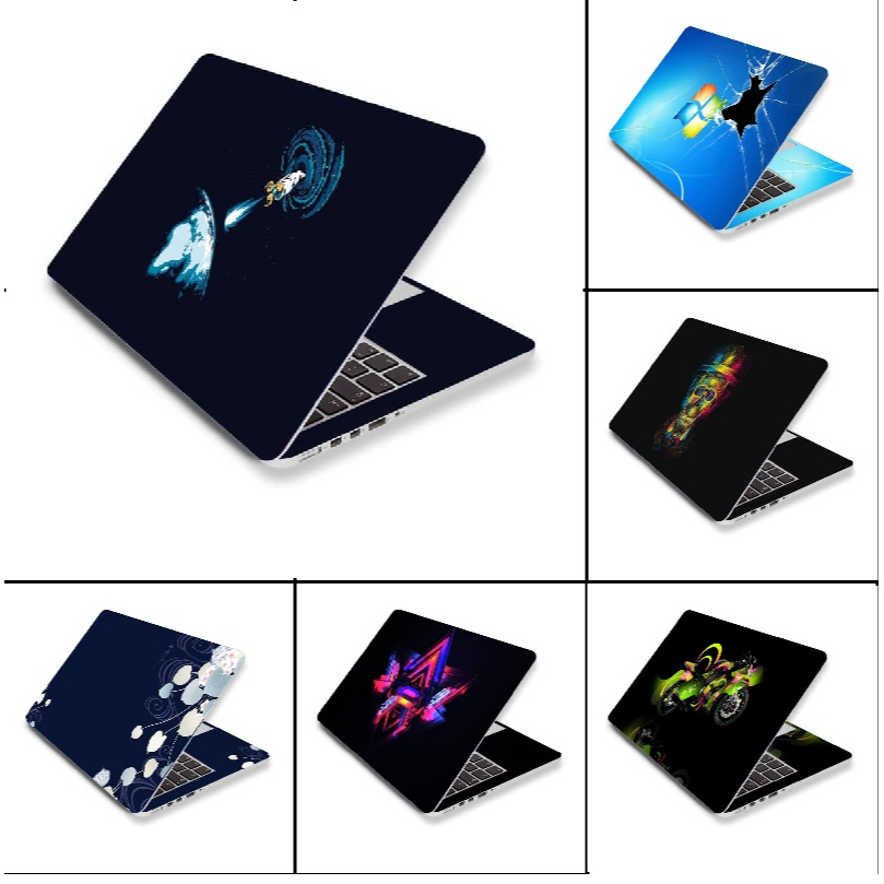 Personality Laptop Sticker 2Pcs Set Protector Skins Universal ...