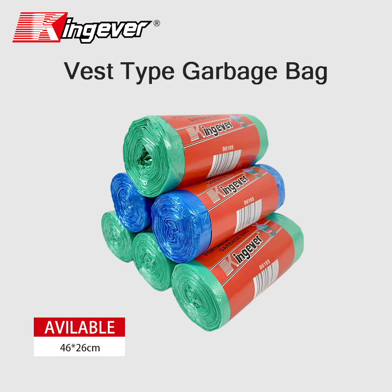 Kingever 50Pcs High-Quality Thicken Disposable Vest Type Garbage Bags ...