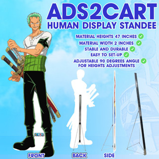 ADS Advertising Human Standee / Life size standee 2ft. x 4ft. and 2ft ...
